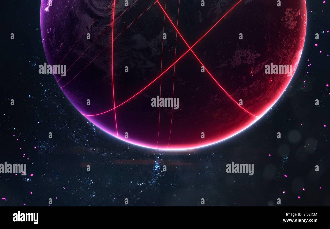 Deep space render Stock Photo - Alamy