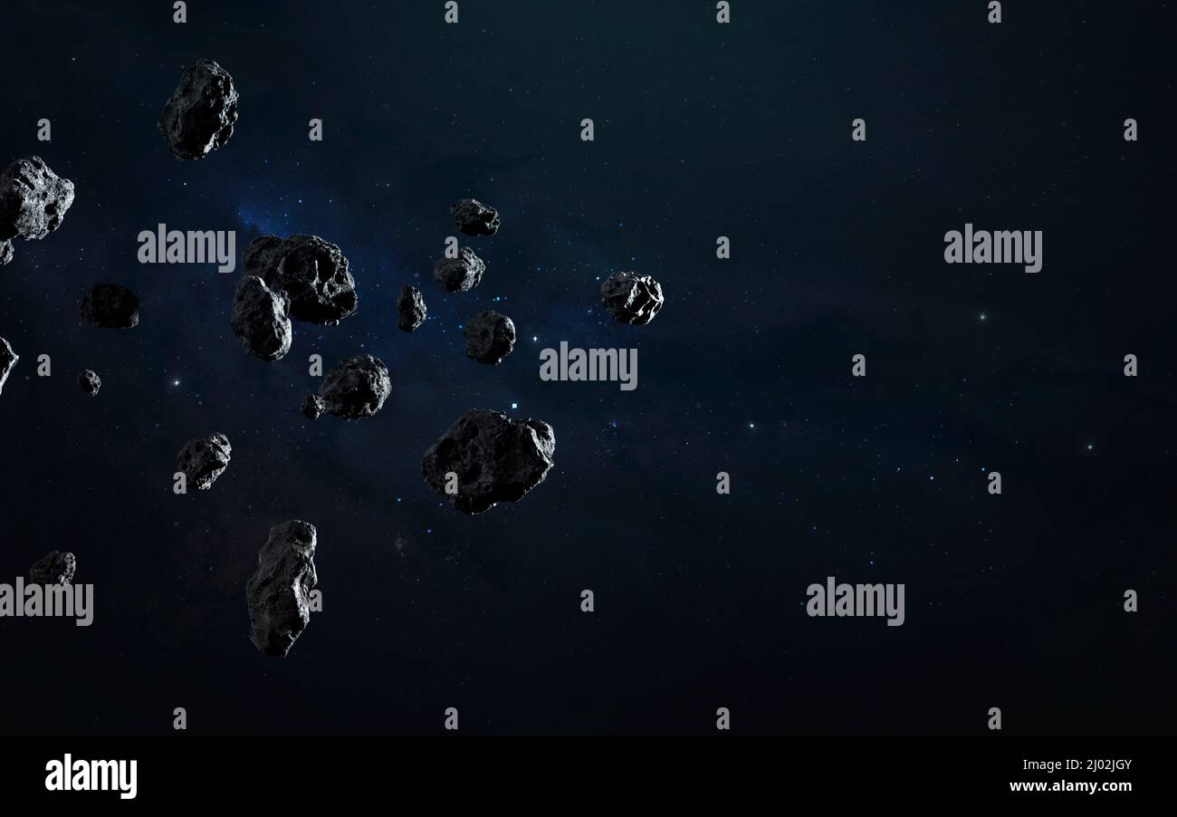 Science fiction visualisation of deep space. Elements of this image ...