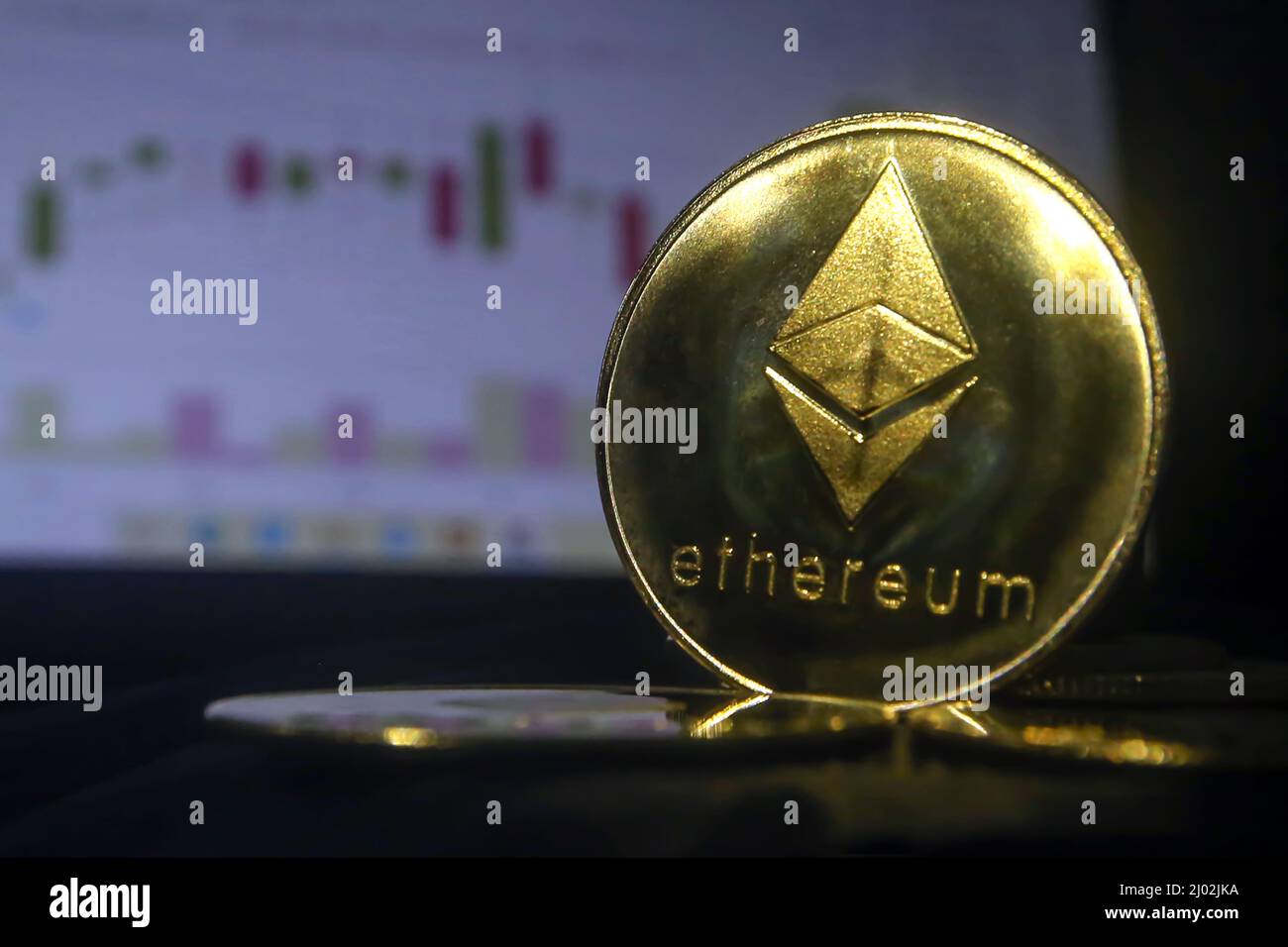 ethereum with trading background. Ethereum is a blockchain platform ...