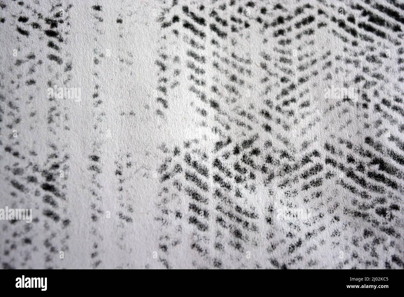 White office sheets of A4 paper, on which printed with a laser printer ...