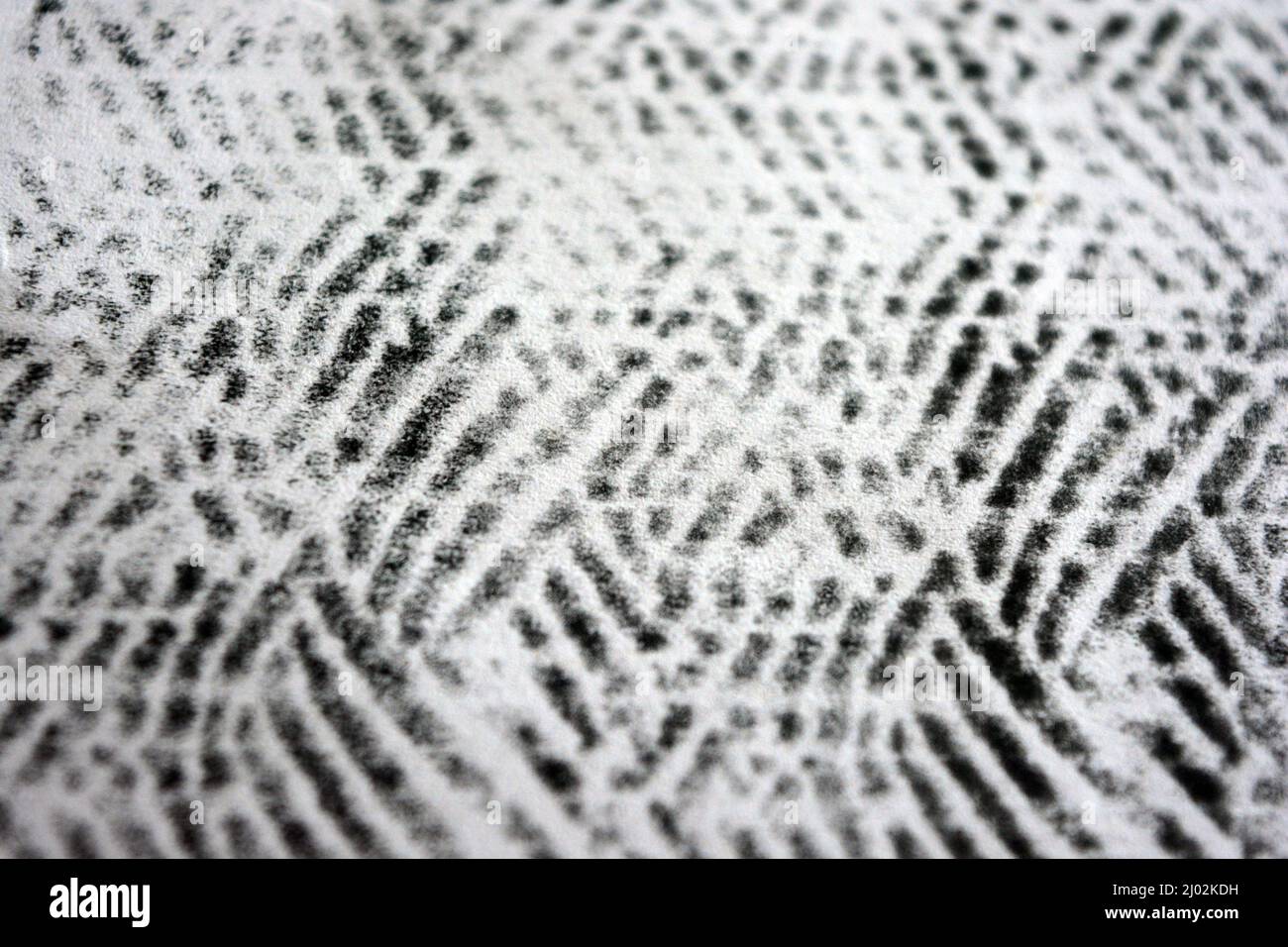 White office sheets of A4 paper, on which printed with a laser printer ...