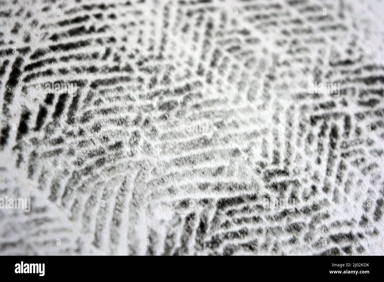 White office sheets of A4 paper, on which printed with a laser printer ...