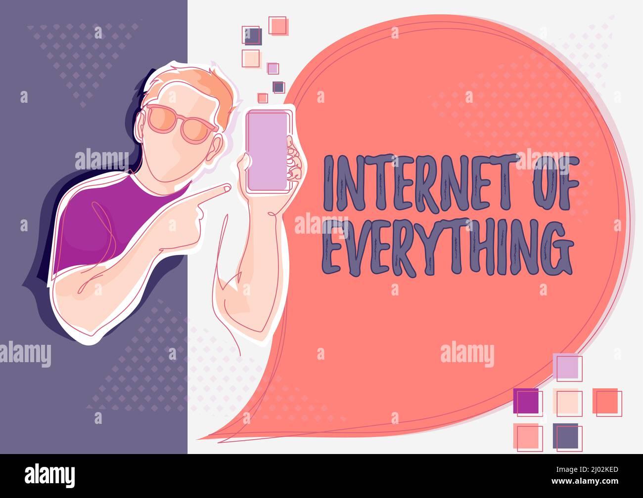 Inspiration showing sign Internet Of Everything. Business concept ...