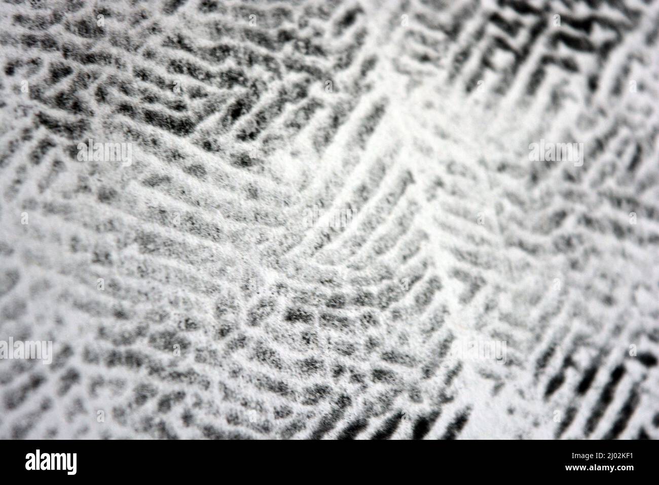 White office sheets of A4 paper, on which printed with a laser printer ...