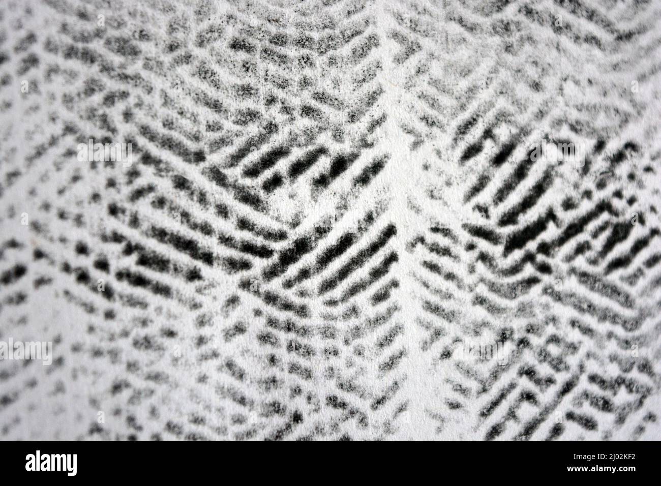 White office sheets of A4 paper, on which printed with a laser printer ...