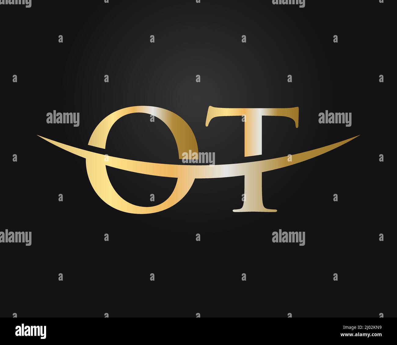 Initial Monogram Letter OT Logo Design Vector. OT Logo Design Template ...