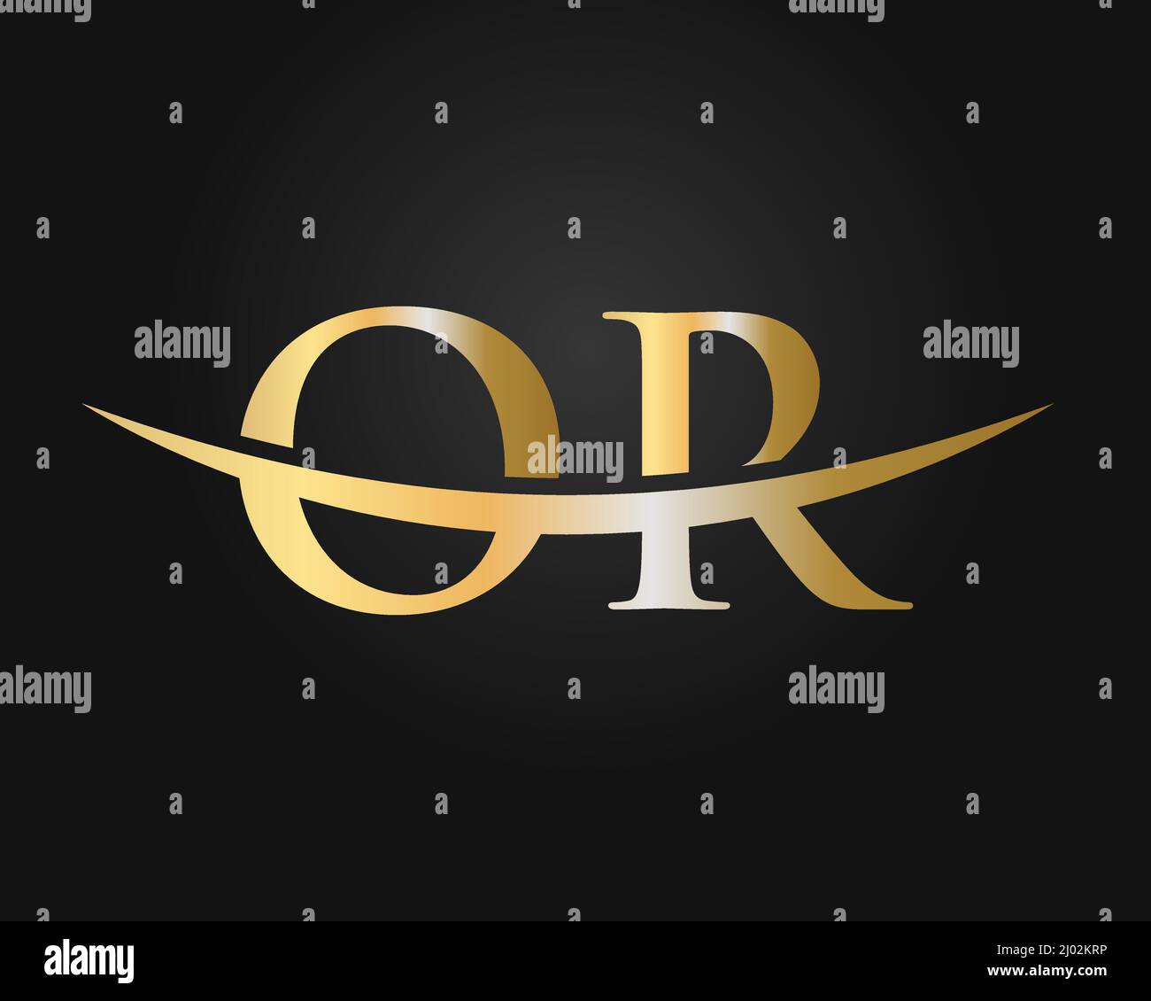 Initial Monogram Letter OR Logo Design Vector. OR Logo Design Template ...