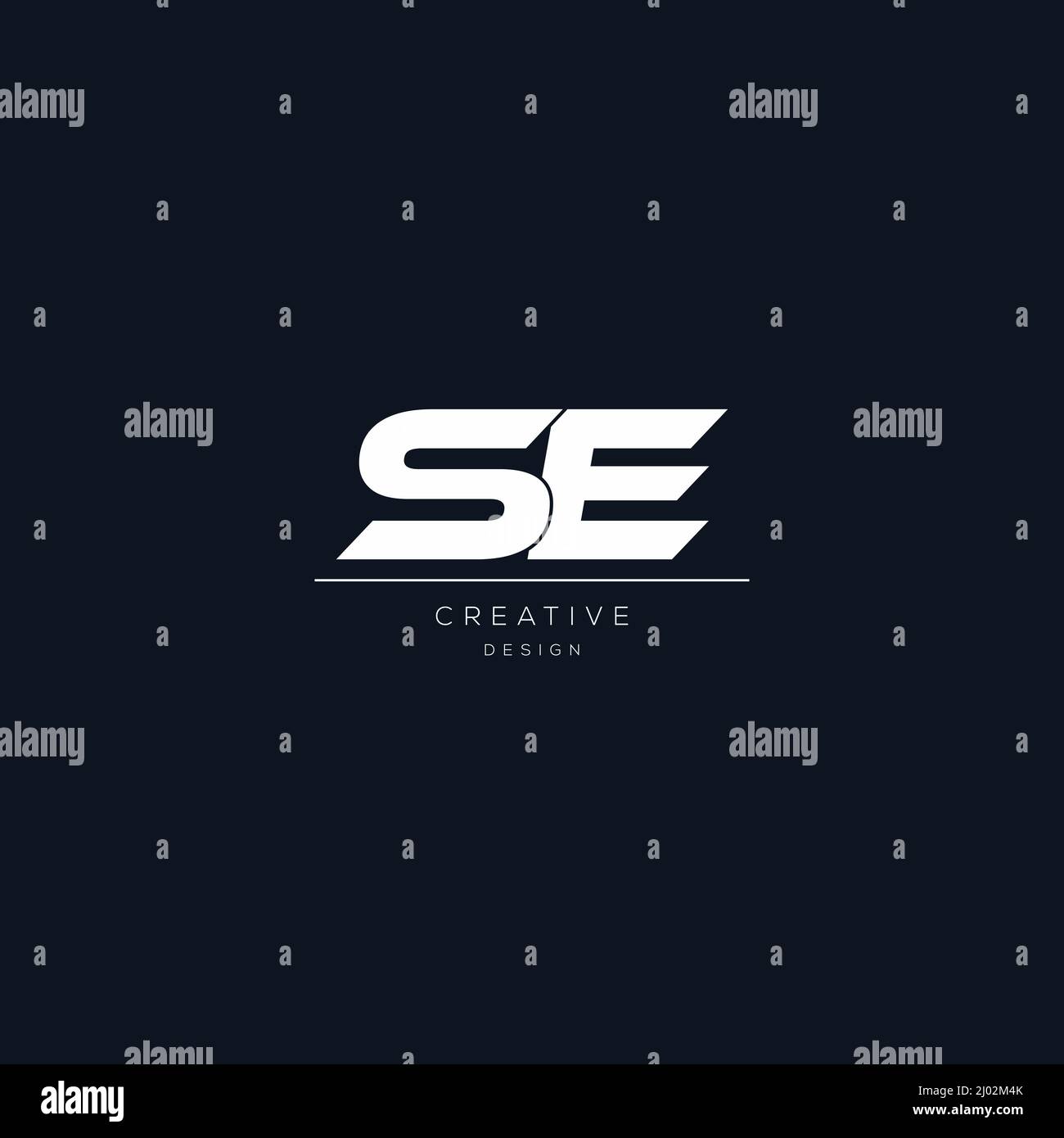 Letter se logo hi-res stock photography and images - Alamy