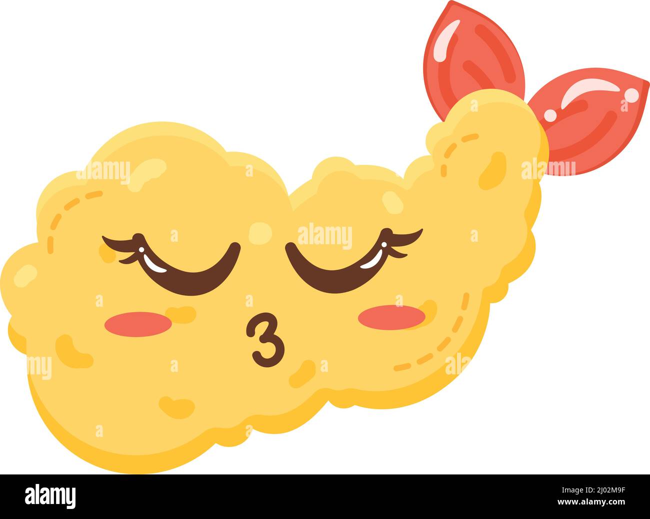 ebi furai japanese kawaii food Stock Vector Image & Art - Alamy