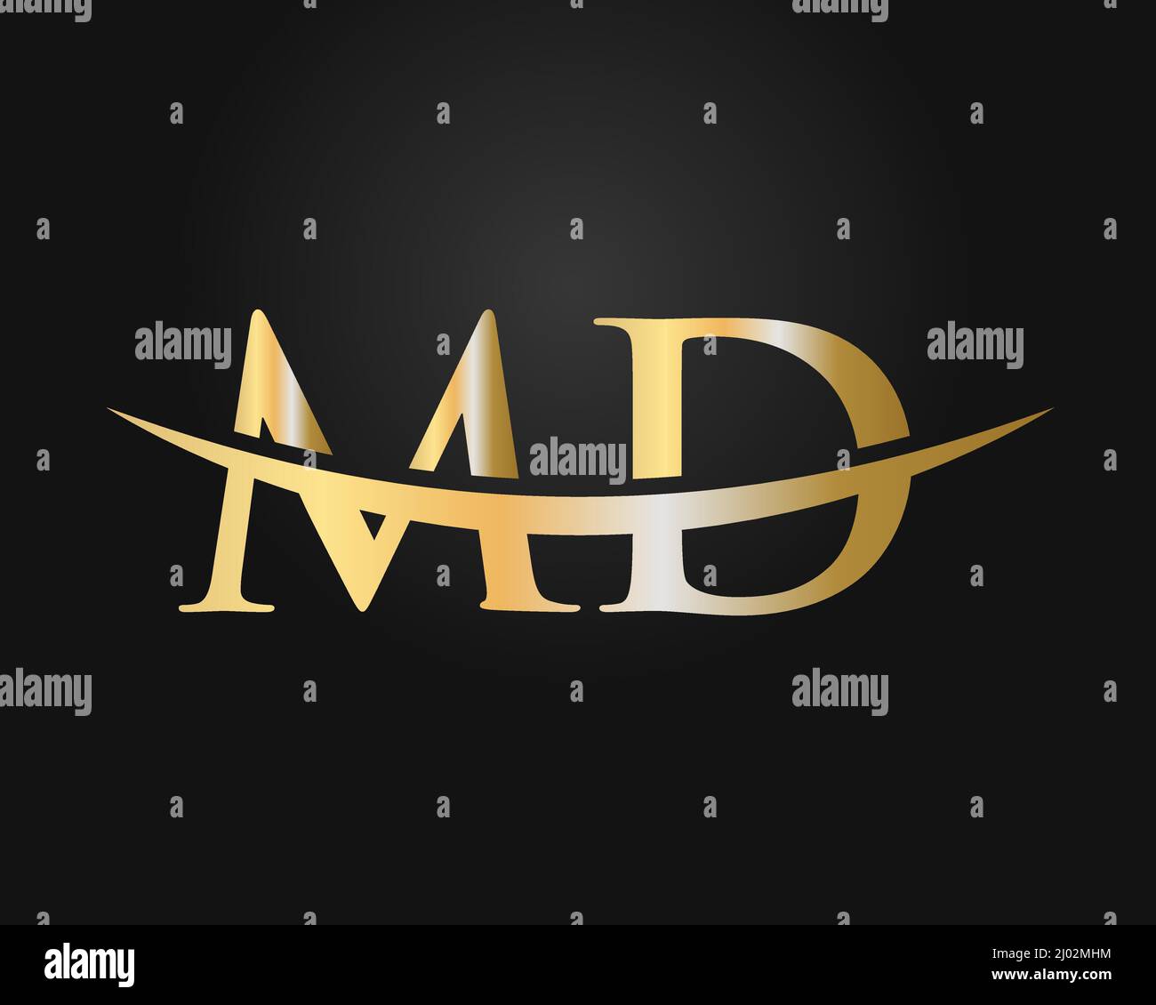 Initial Monogram Letter MD Logo Design Vector. MD Logo Design Template ... Initial Monogram Letter MD Logo Design Vector. MD Logo Design Template ...