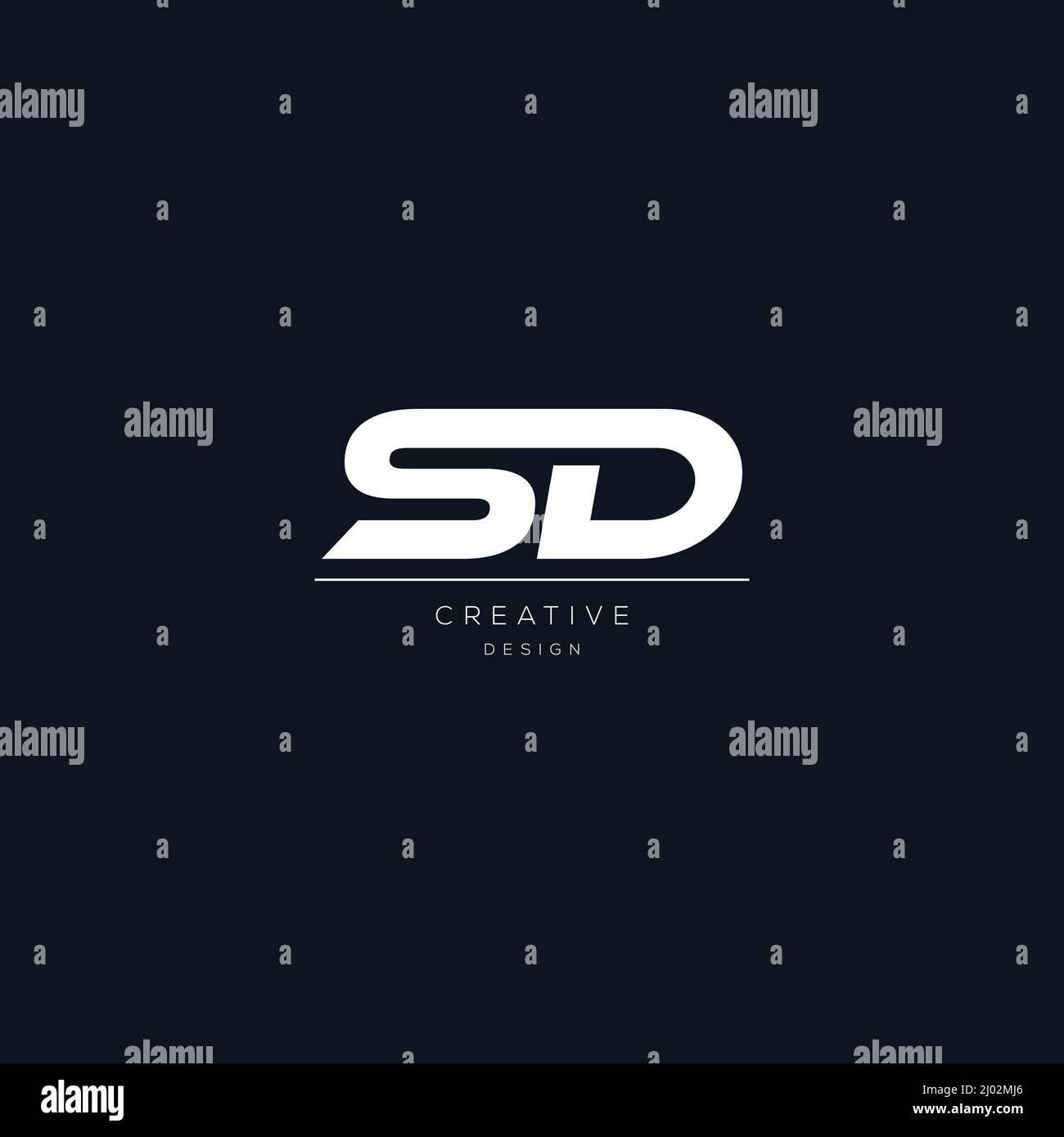 Letter sd vector vectors hi-res stock photography and images - Alamy