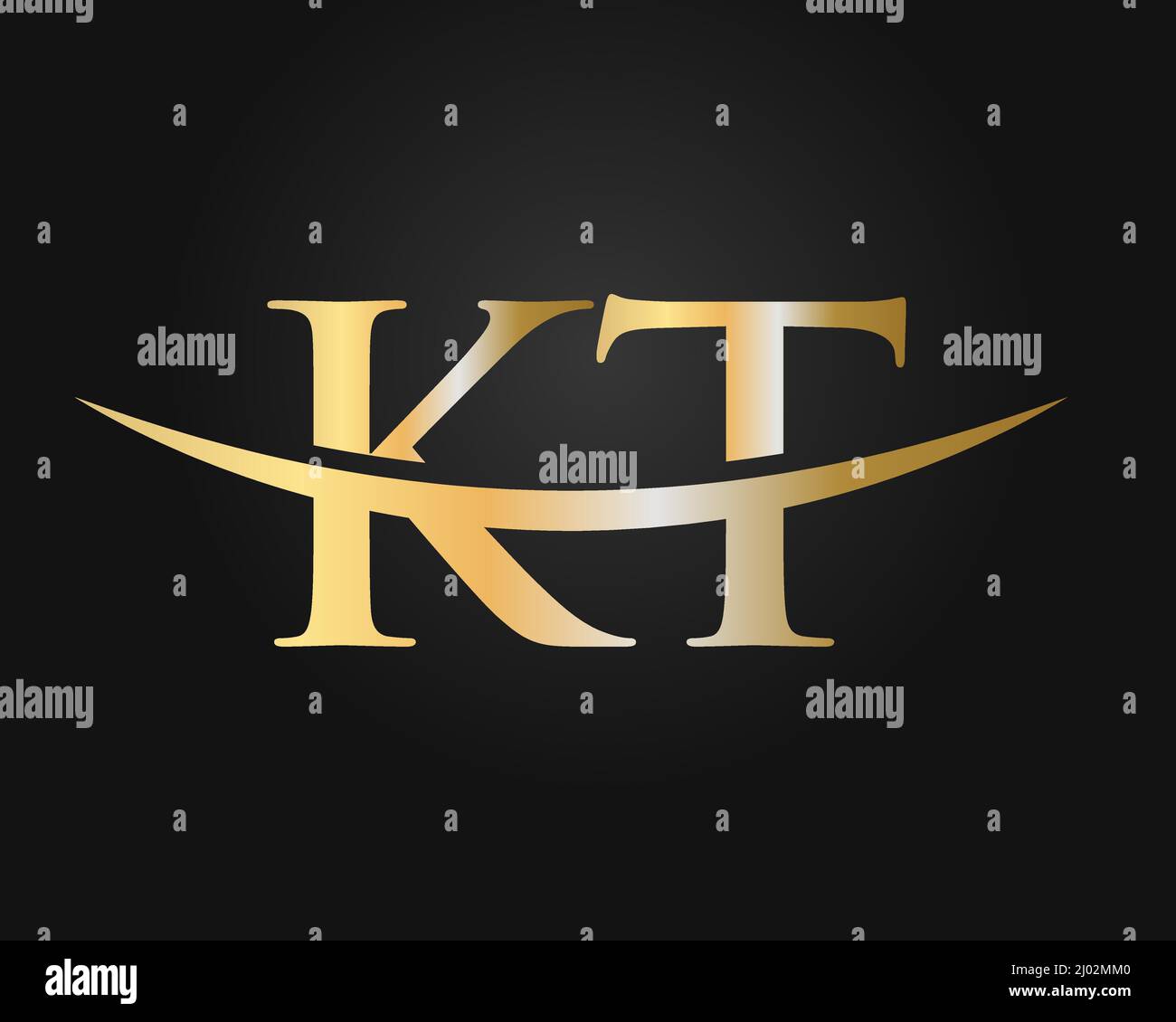 Initial Monogram Letter KT Logo Design Vector. KT Logo Design Template ... Initial Monogram Letter KT Logo Design Vector. KT Logo Design Template ...