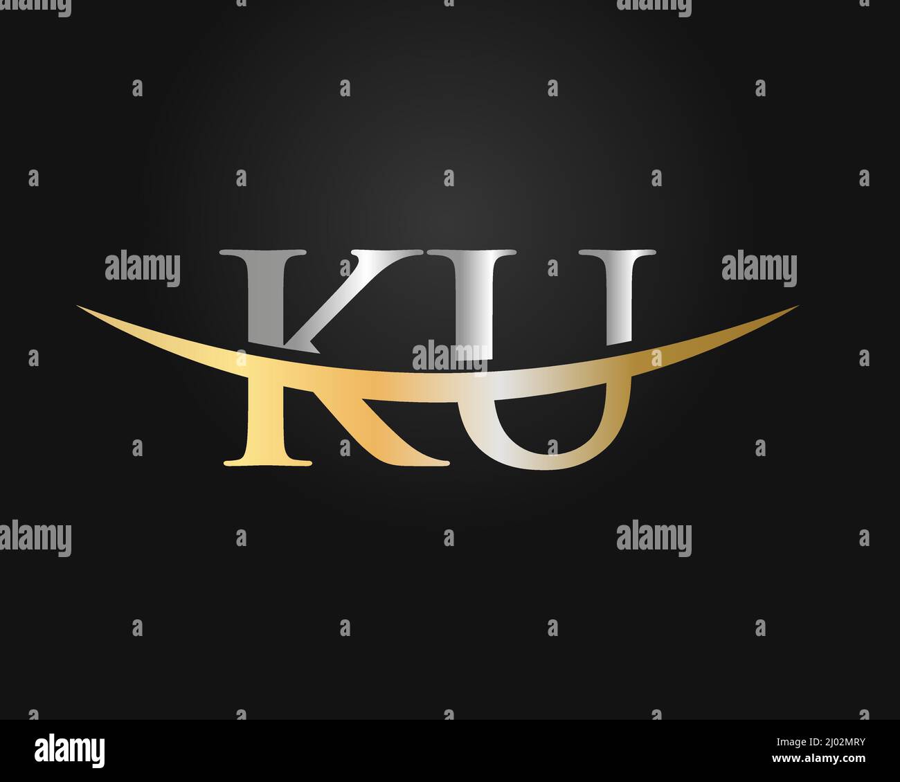 Initial Monogram Letter KU Logo Design Vector. KU Logo Design Template Stock Vector Image & Art ...