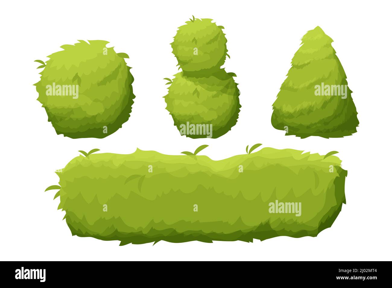 Topiary hedge garden Stock Vector Images - Alamy