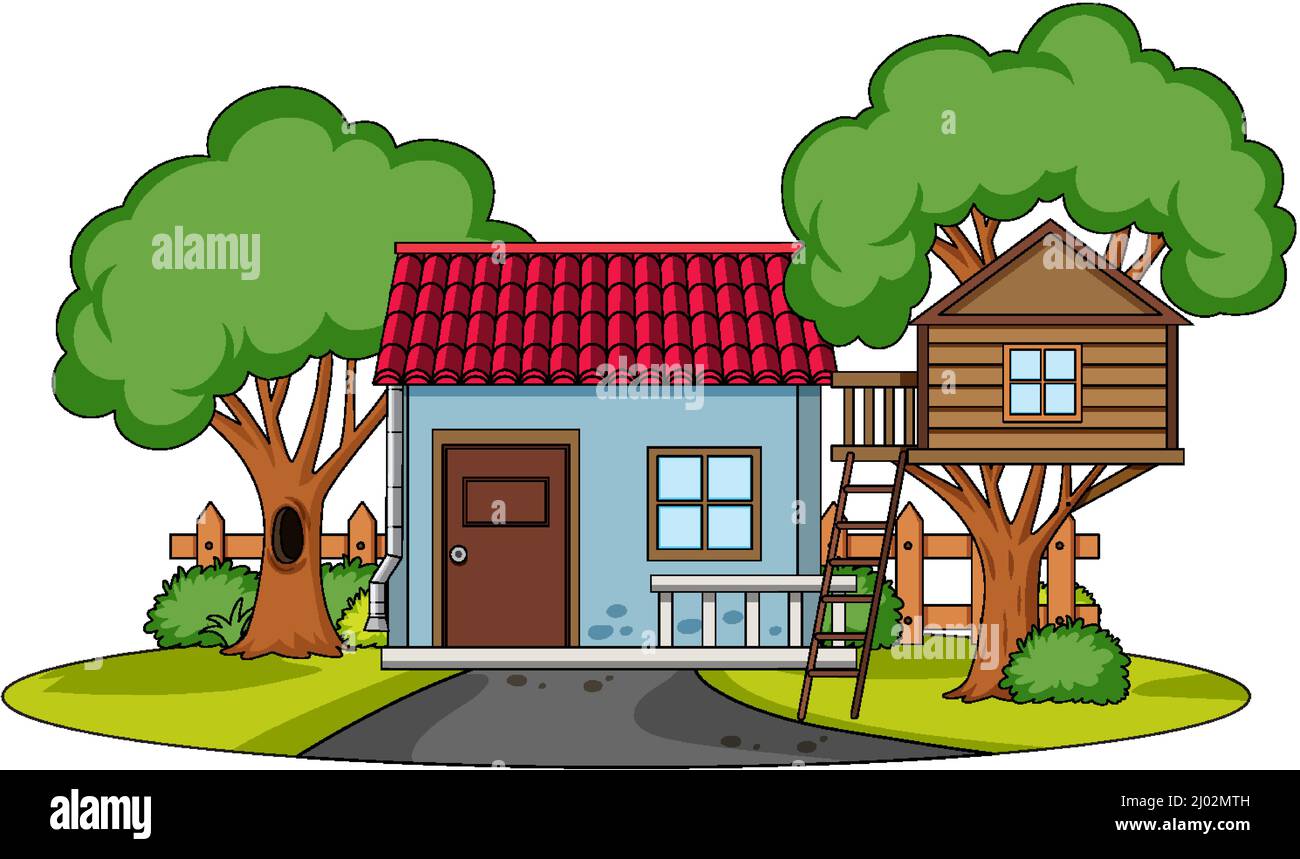 Doodle house cartoon design illustration Stock Vector Image & Art - Alamy