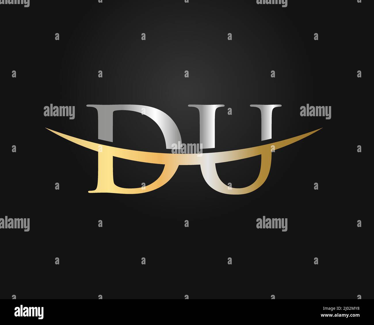 Initial Monogram Letter DU Logo Design Vector. DU Logo Design Template ... Initial Monogram Letter DU Logo Design Vector. DU Logo Design Template ...