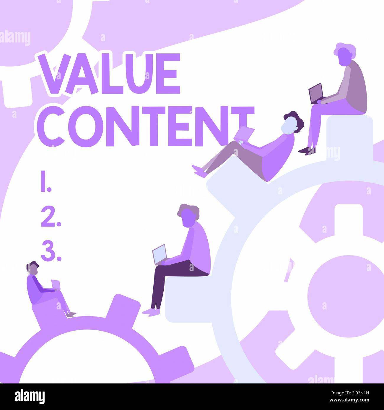 Hand writing sign Value Content. Conceptual photo Value Content Four ...