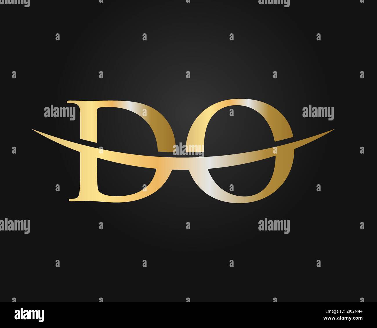Initial Monogram Letter DO Logo Design Vector. DO Logo Design Template ...