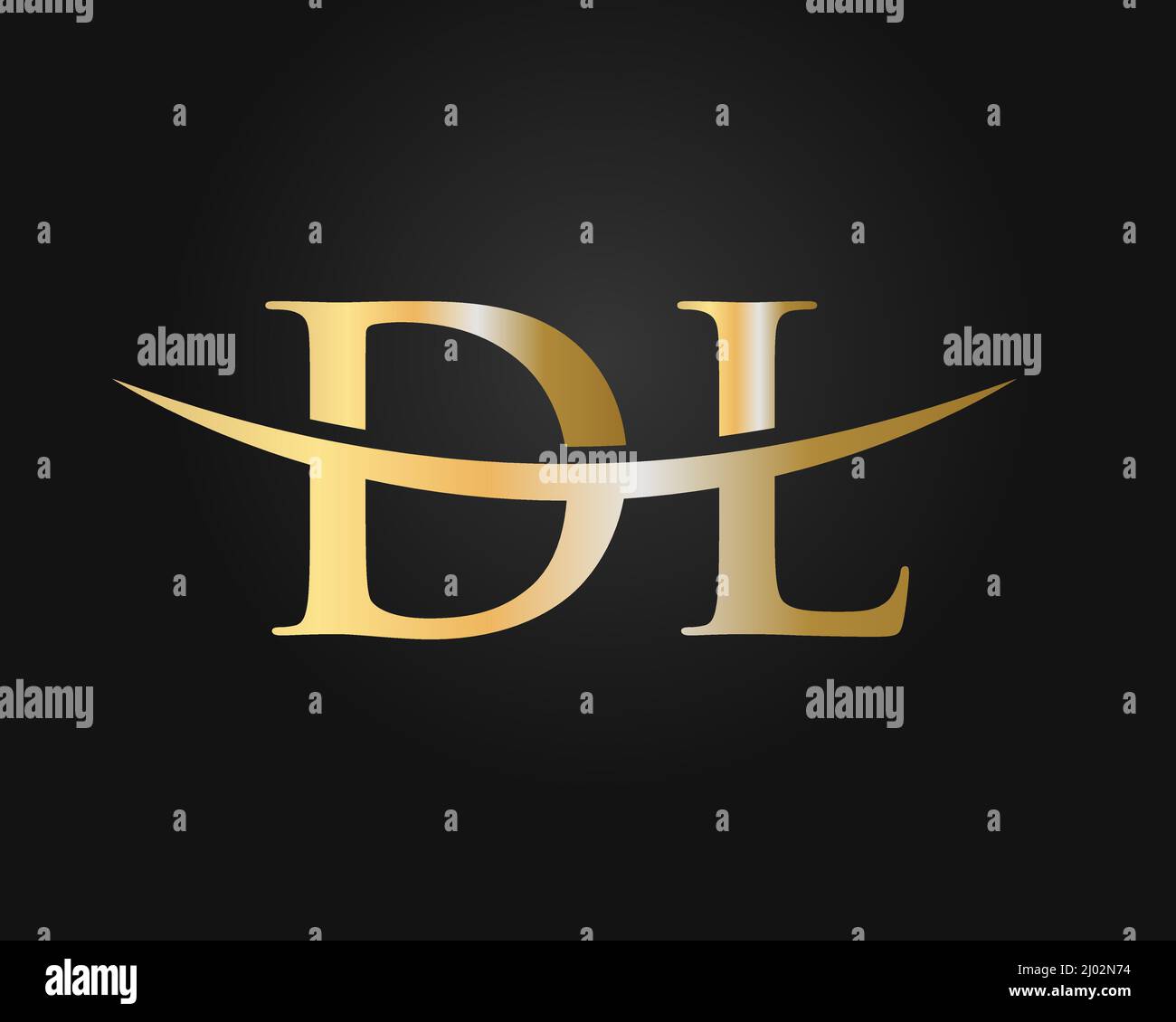 Dl logo design hi-res stock photography and images - Alamy