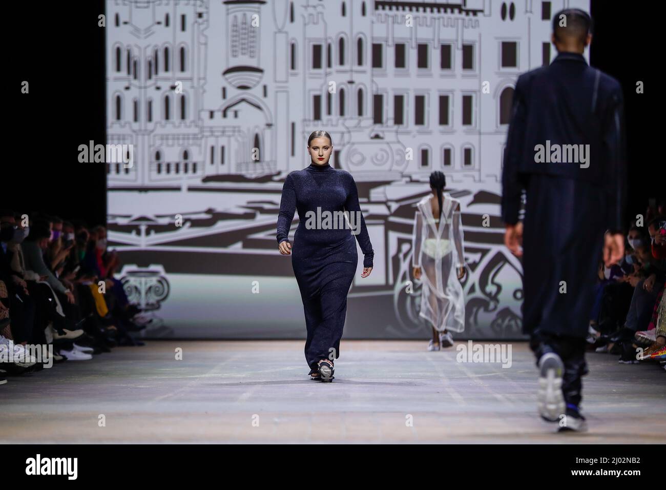 Berlin, Germany. 15th Mar, 2022. Berlin Fashion Week: At Kraftwerk ...