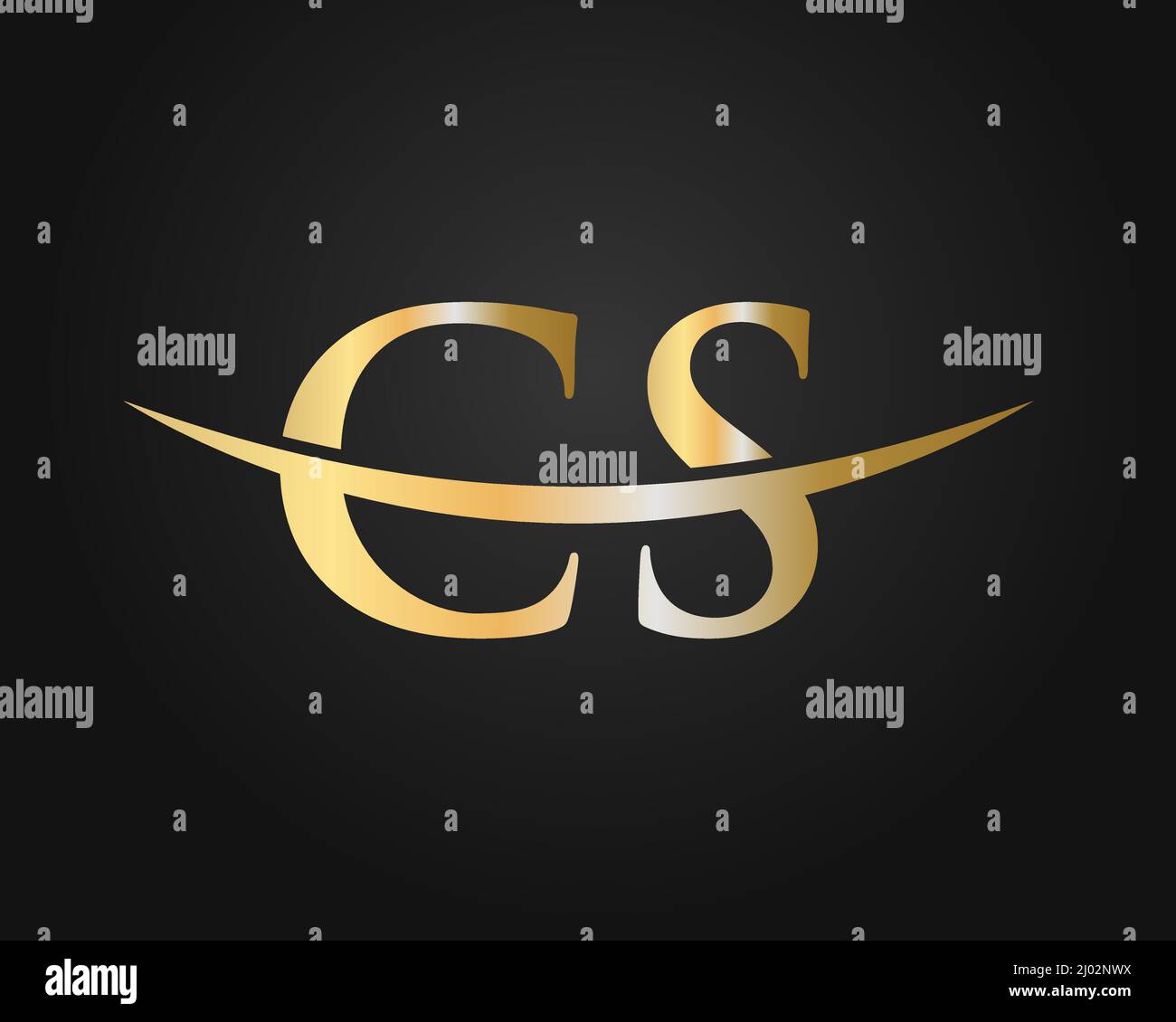 Initial Monogram Letter CS Logo Design Vector. CS Logo Design Template ...