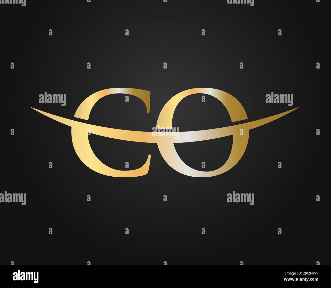 Initial Monogram Letter CO Logo Design Vector. CO Logo Design Template ...