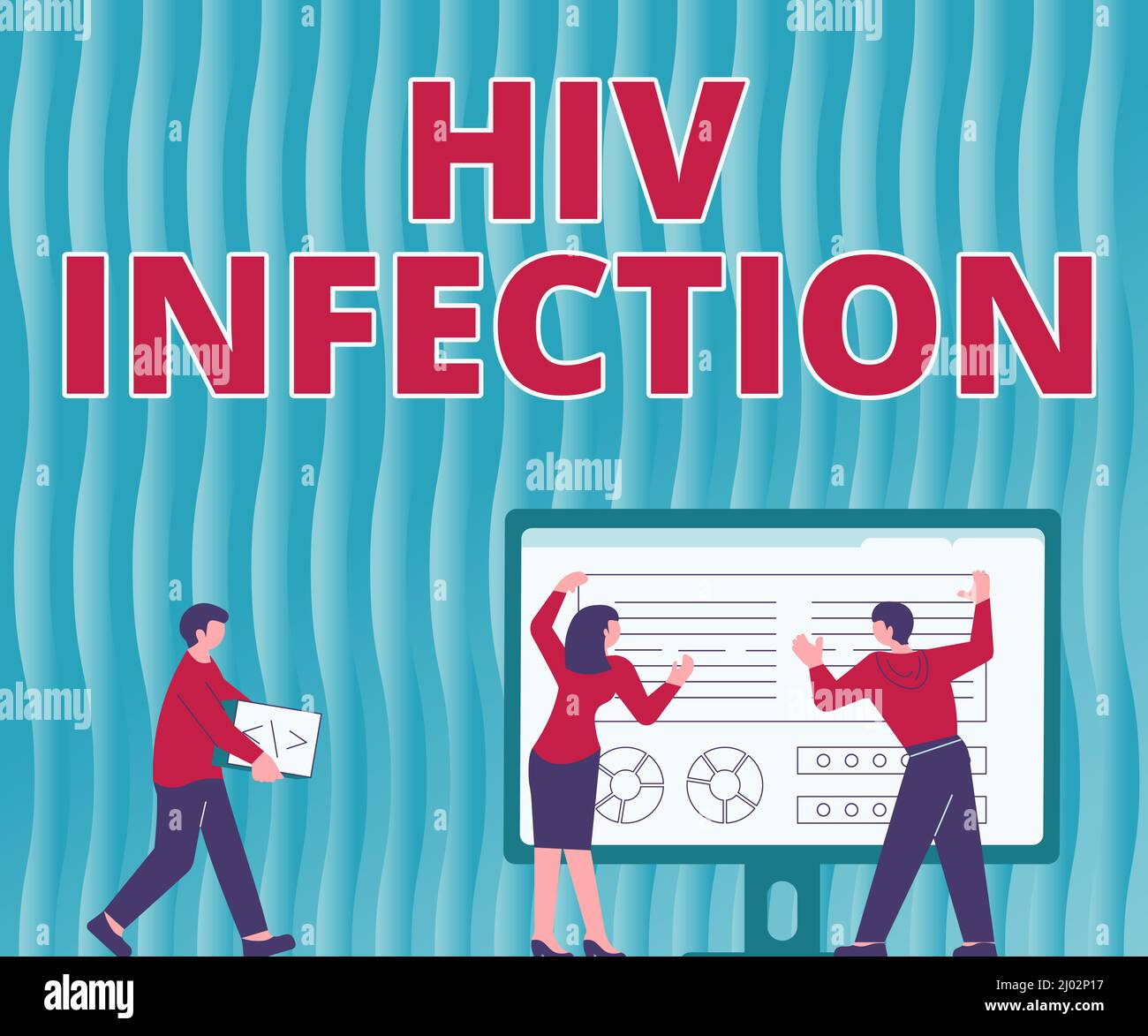 Handwriting text Hiv Infection. Word for sexually transmitted infection ...