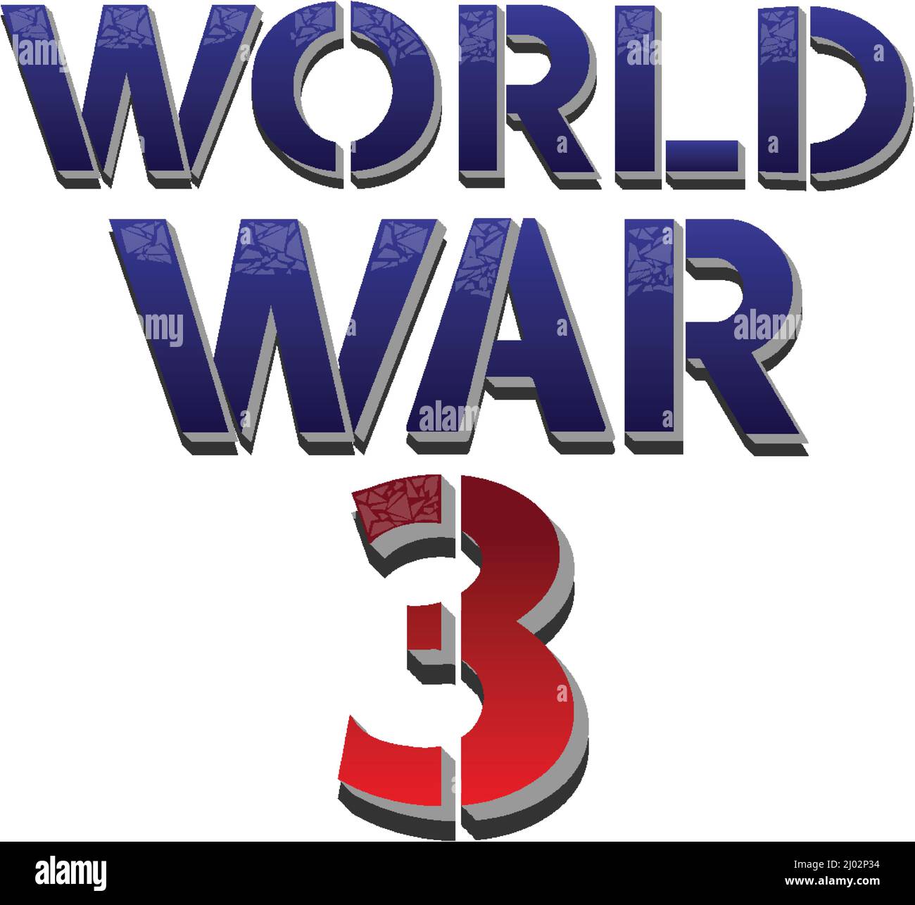 Font design with word world war III illustration Stock Vector Image ...
