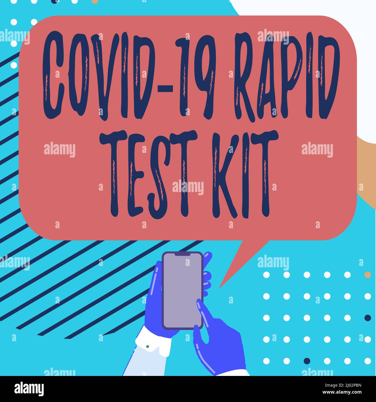 Writing displaying text Rapid Test Kit. Business concept Emergency ...