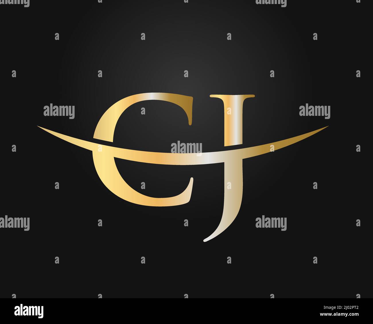 Initial Monogram Letter CJ Logo Design Vector. CJ Logo Design Template Stock Vector Image & Art ...