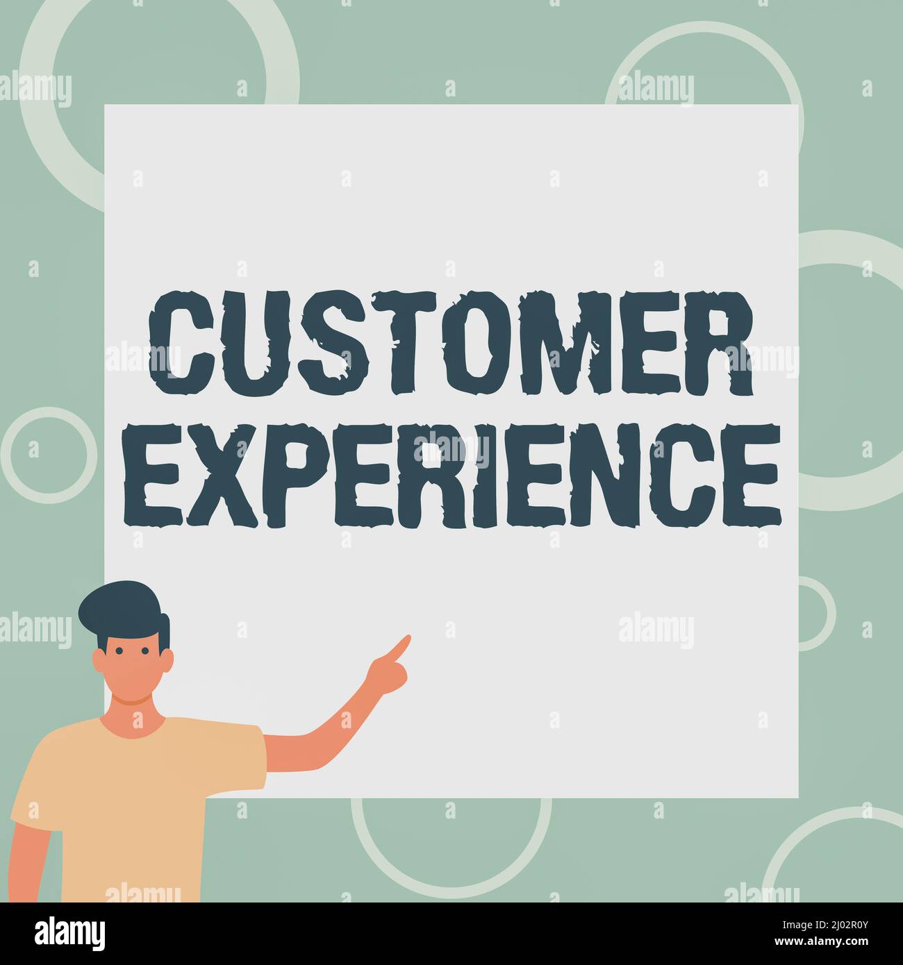 Writing Displaying Text Customer Experience Word Written On Interaction Between Satisfied