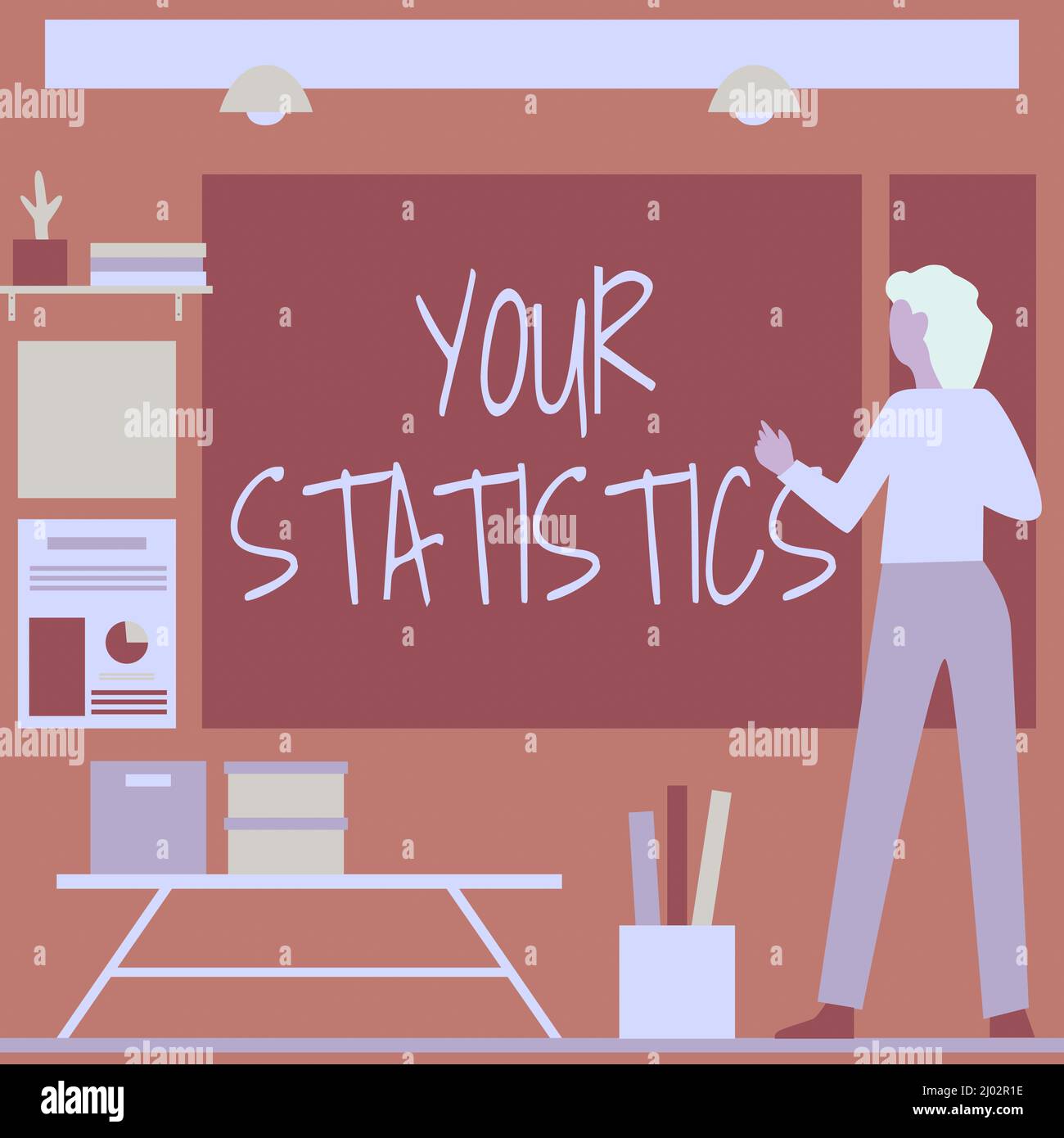 Inspiration showing sign Your Statistics. Conceptual photo Your ...