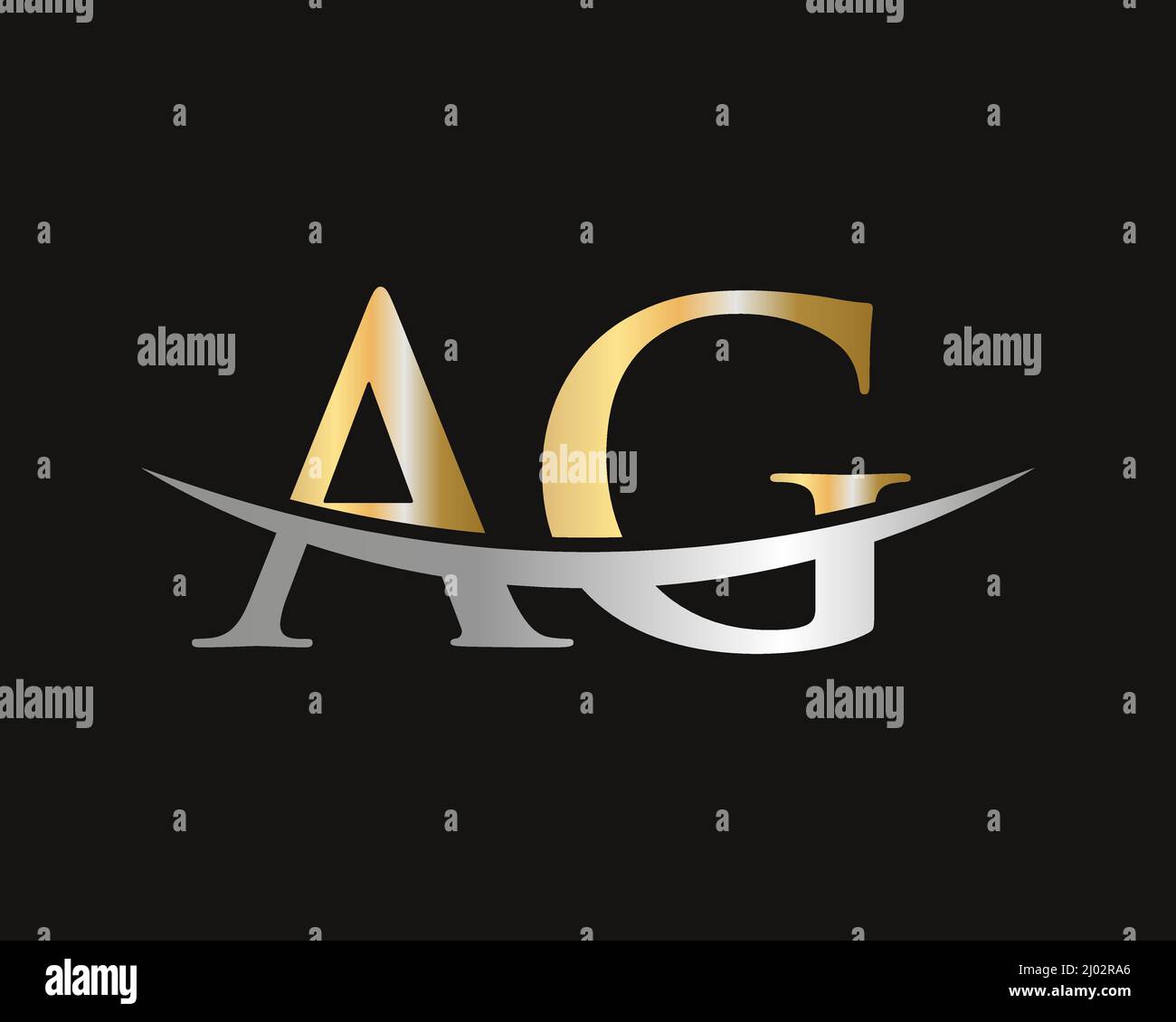 Initial Monogram Letter AG Logo Design Vector. AG Logo Design Template ... Initial Monogram Letter AG Logo Design Vector. AG Logo Design Template ...