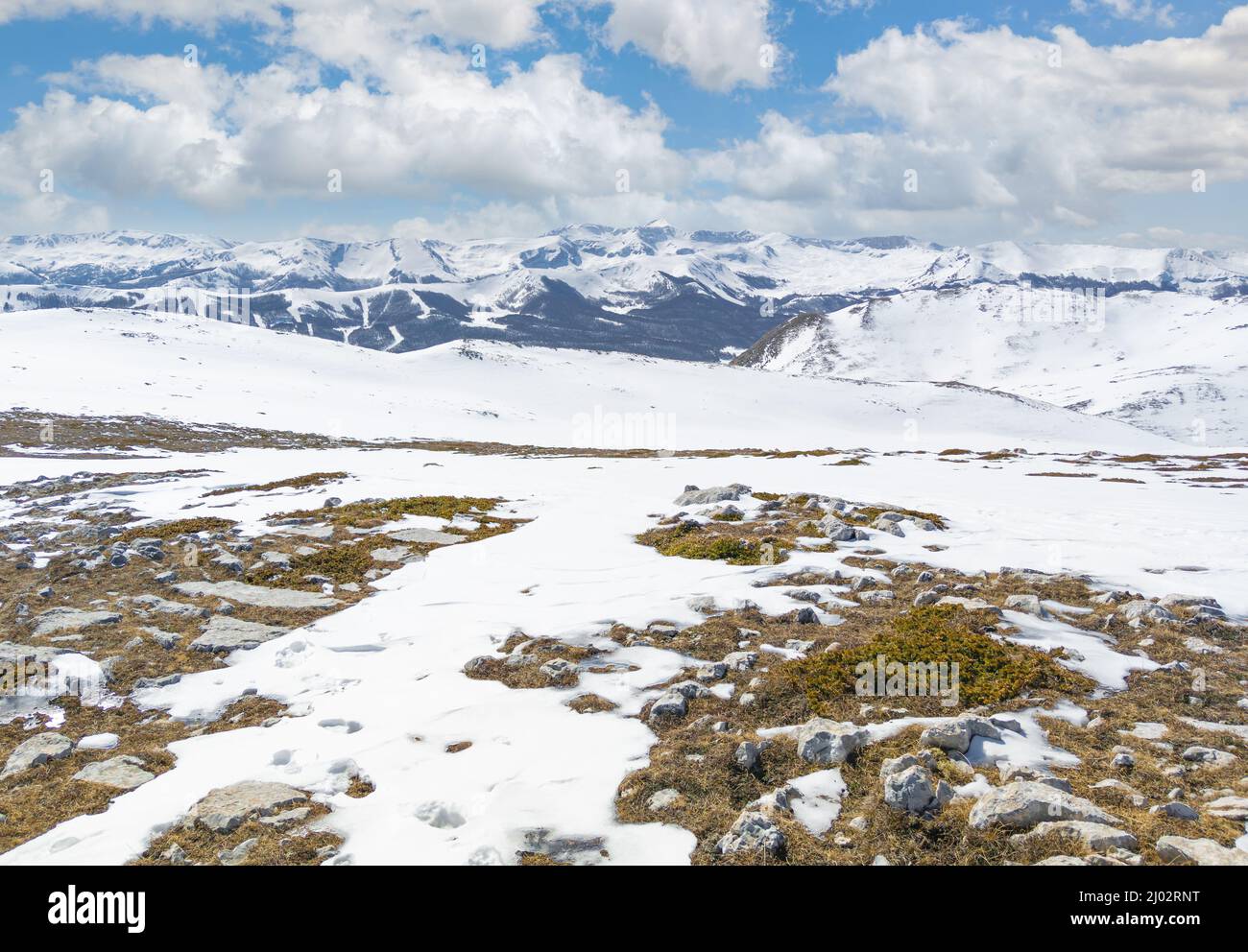 Monte Ocre e Cagno (Campo Felice, Italy) - The suggestive mountain peak ...