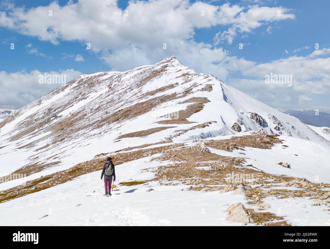 Monte Ocre e Cagno (Campo Felice, Italy) - The suggestive mountain peak ...