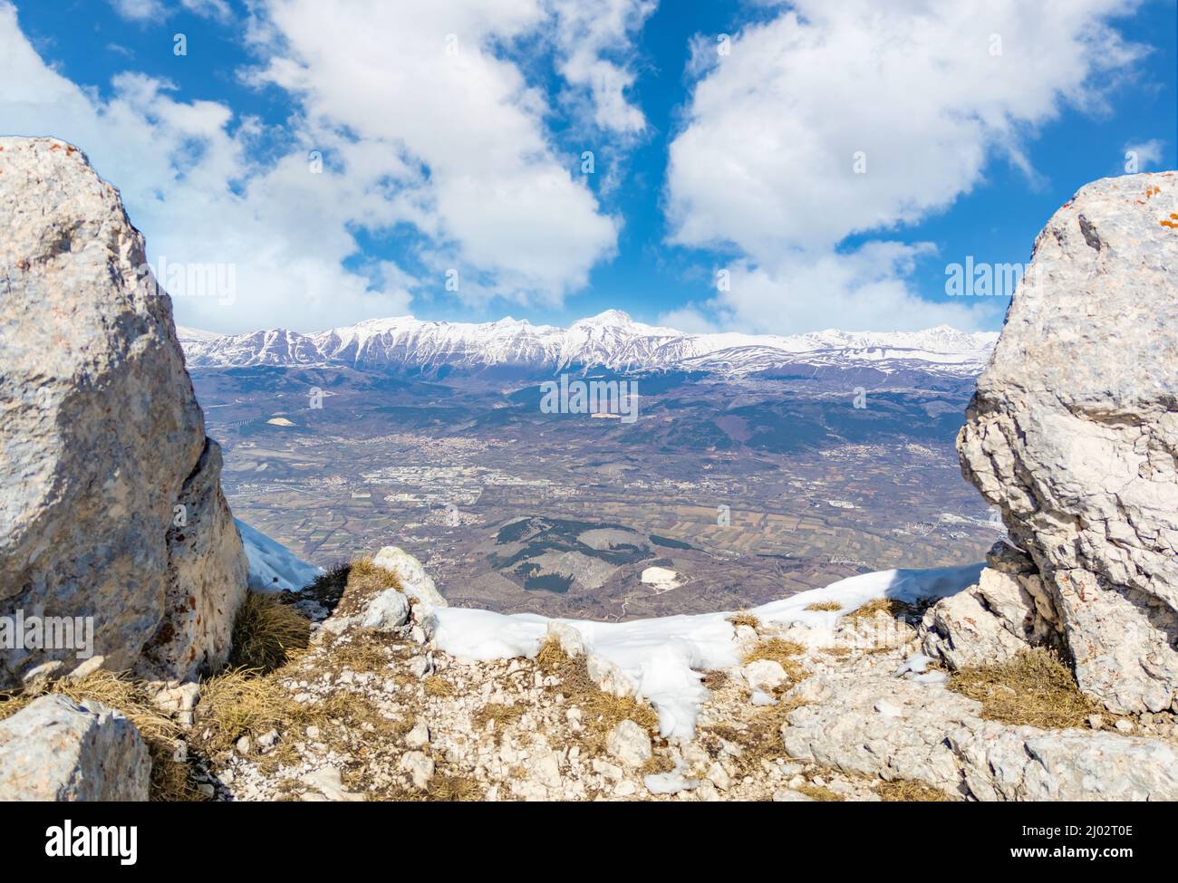 Monte Ocre e Cagno (Campo Felice, Italy) - The suggestive mountain peak ...