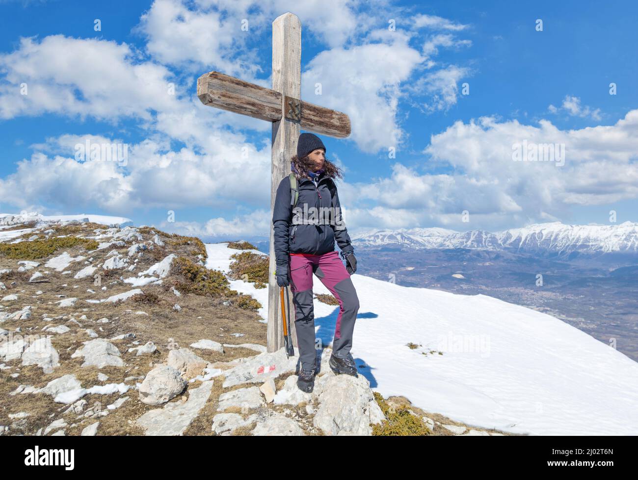 Monte Ocre e Cagno (Campo Felice, Italy) - The suggestive mountain peak ...