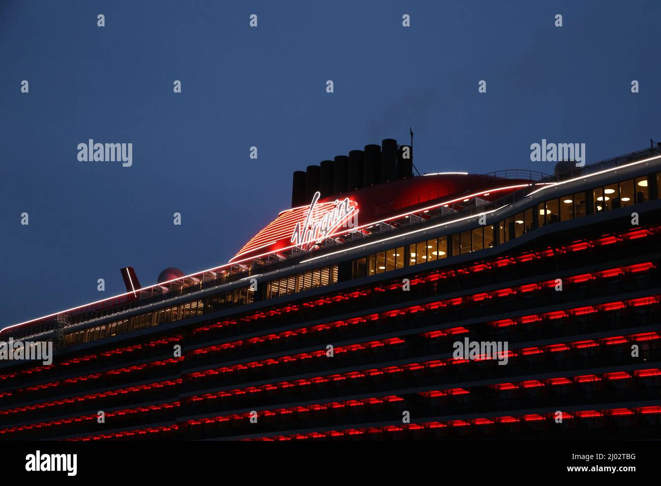 Virgin Voyages Valiant lady Stock Photo - Alamy