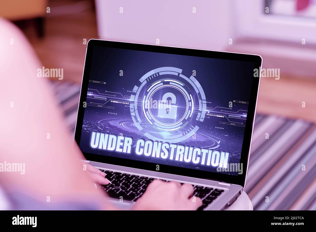 Handwriting text Under Construction. Business overview project that is ...