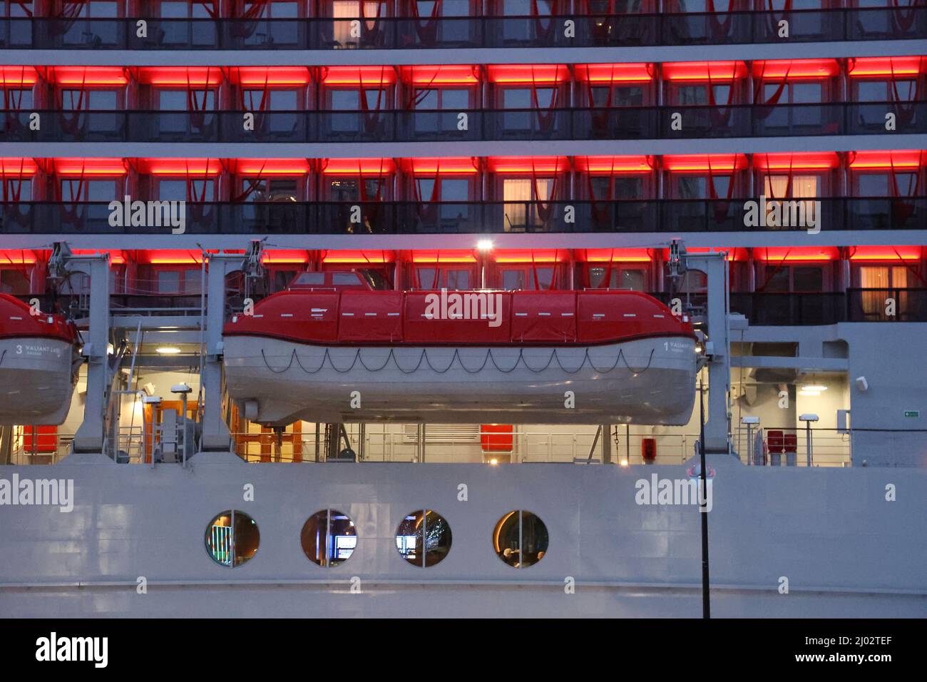 Virgin Voyages Valiant lady Stock Photo - Alamy