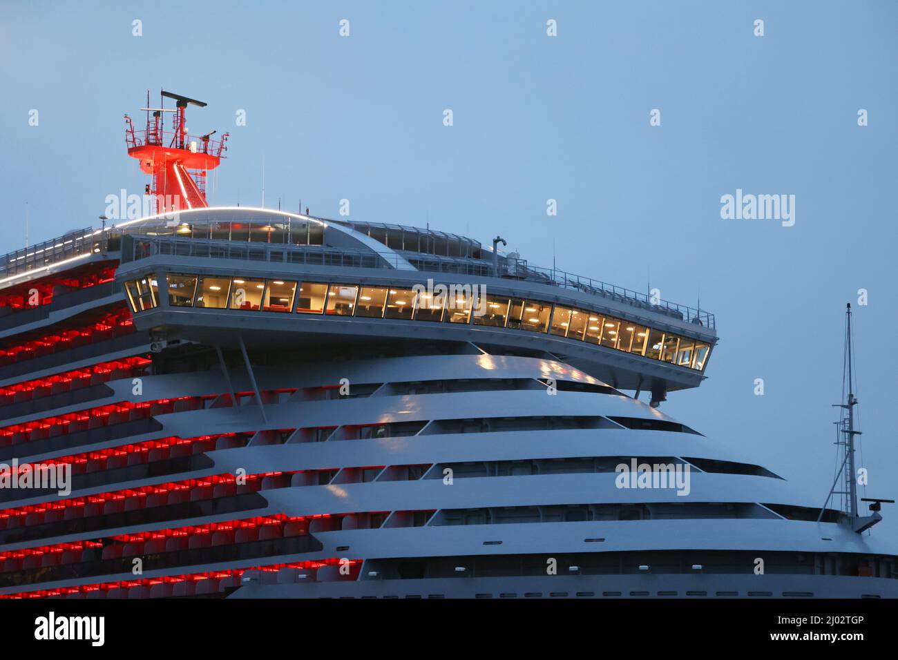 Virgin Voyages Valiant lady Stock Photo - Alamy