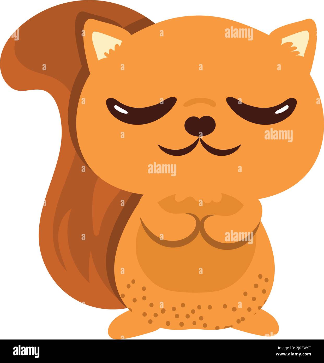 cute chipmunk animal tender character Stock Vector Image & Art - Alamy