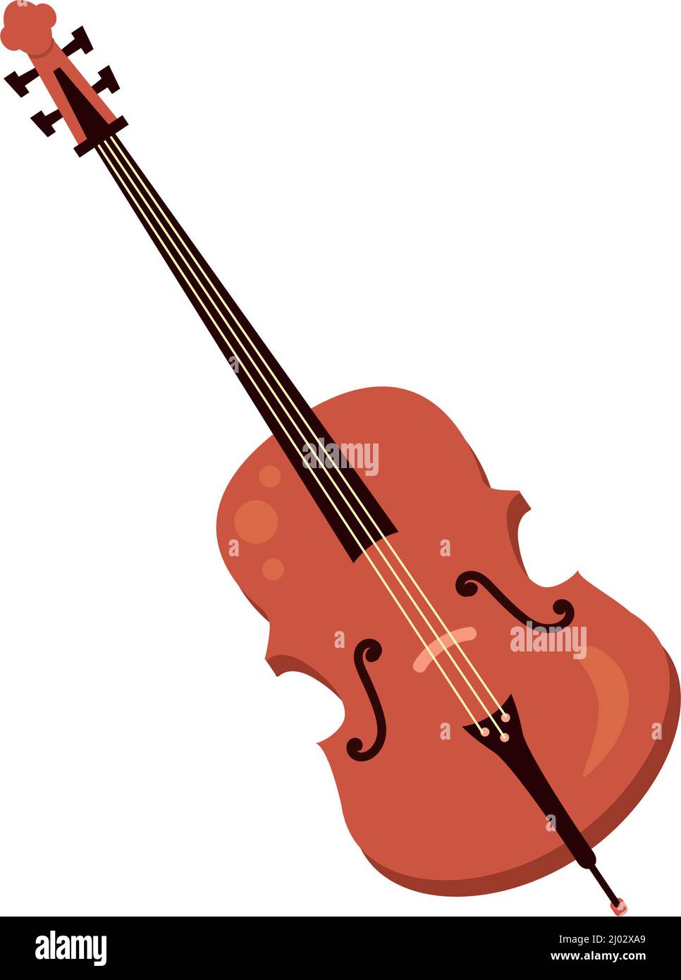 fiddle musical instrument isolated icon Stock Vector Image & Art - Alamy