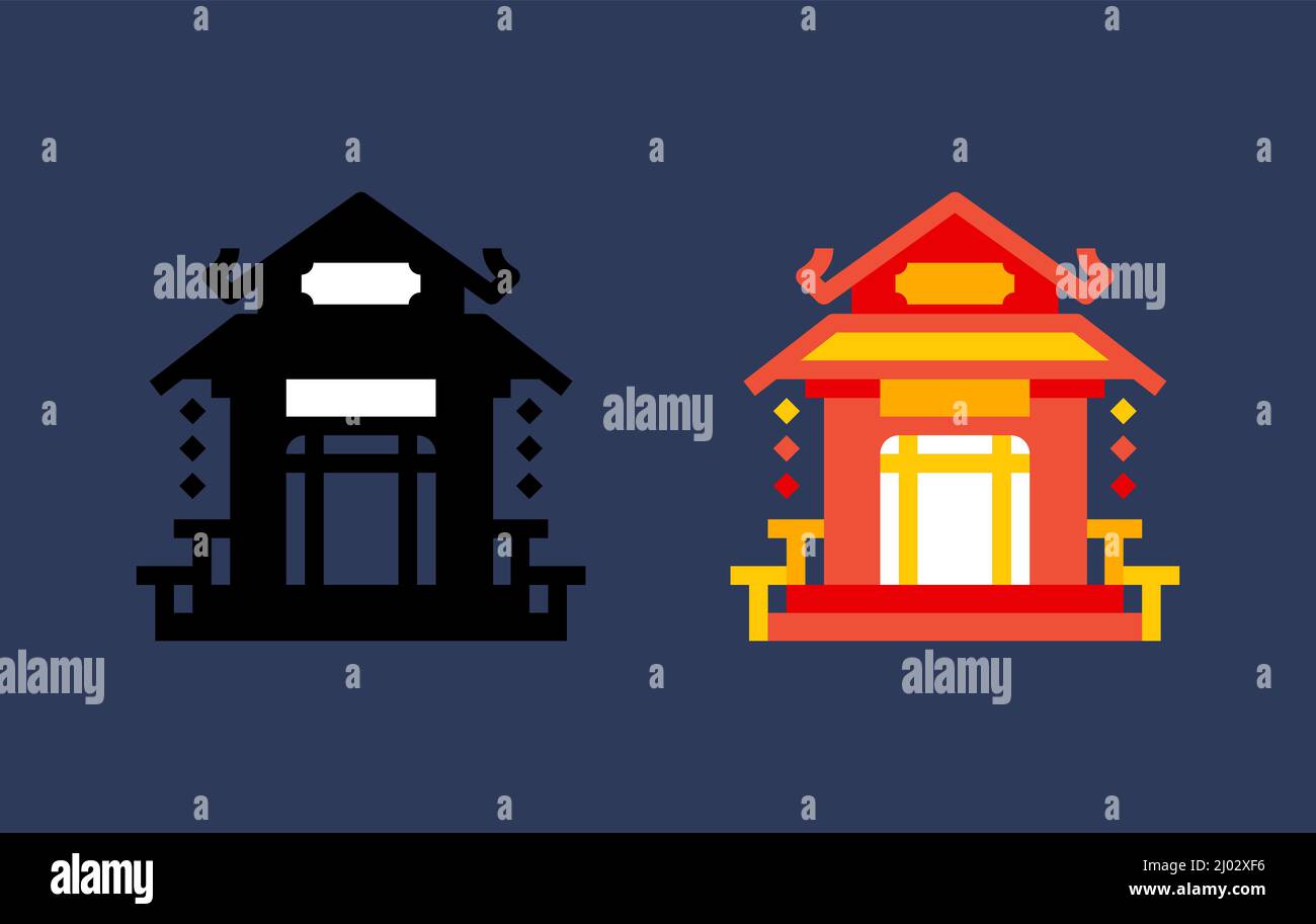Shrine vector vectors hi-res stock photography and images - Alamy