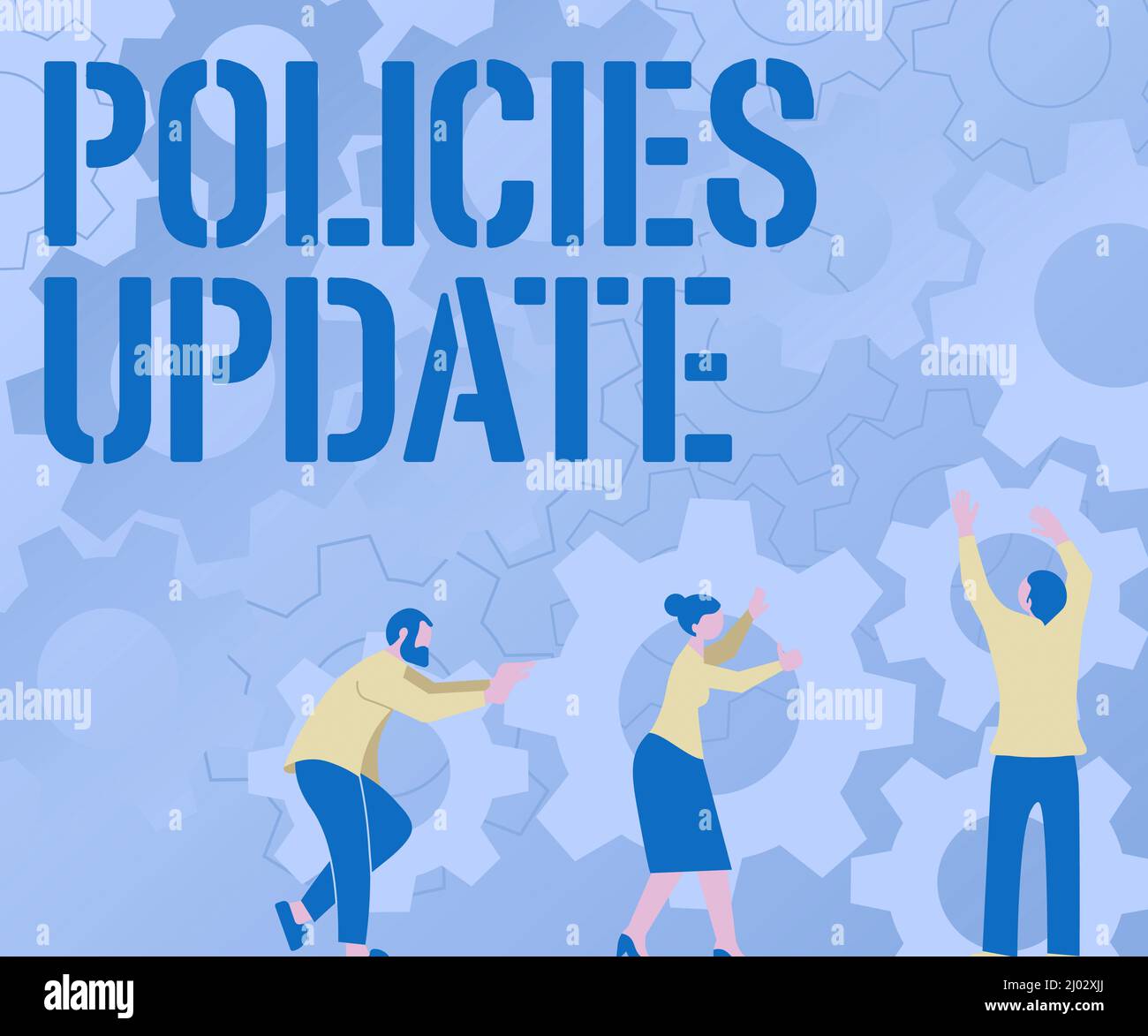 Text sign showing Policies Update. Business approach act of adding new ...
