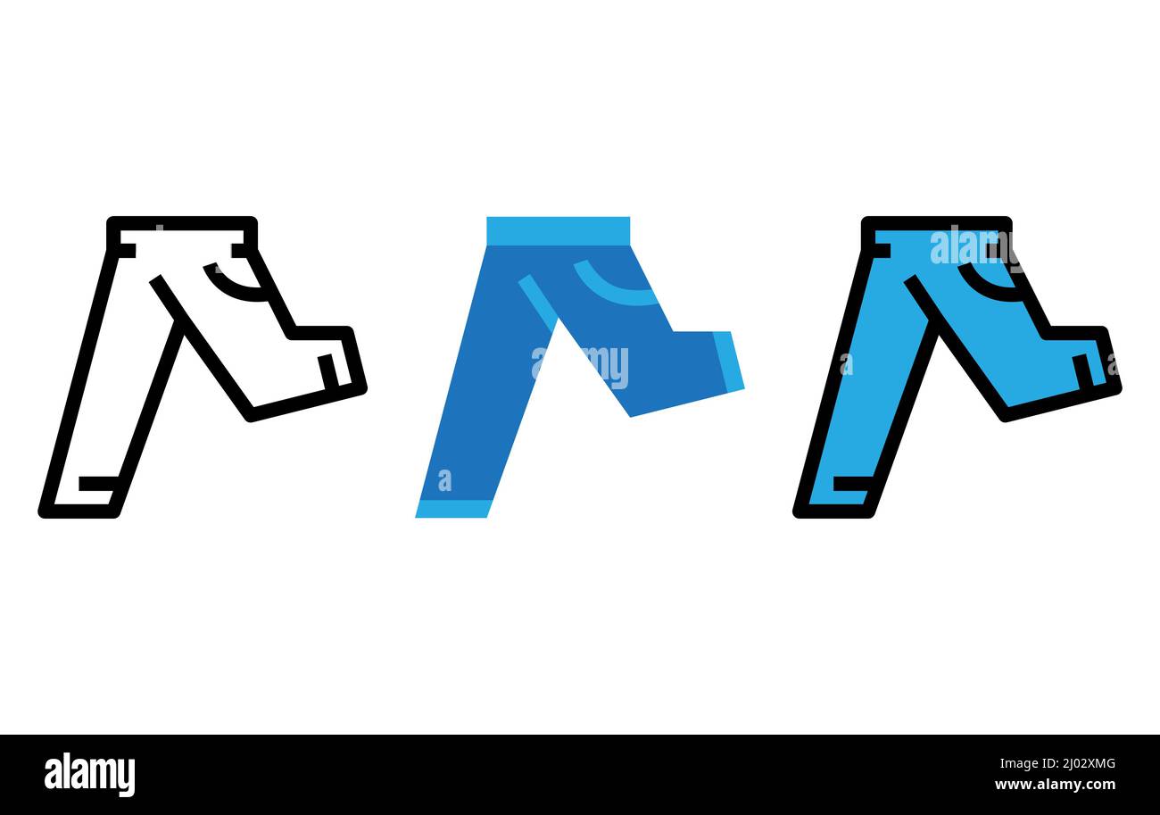 trouser icon vector set for decoration, website, web, presentation ...