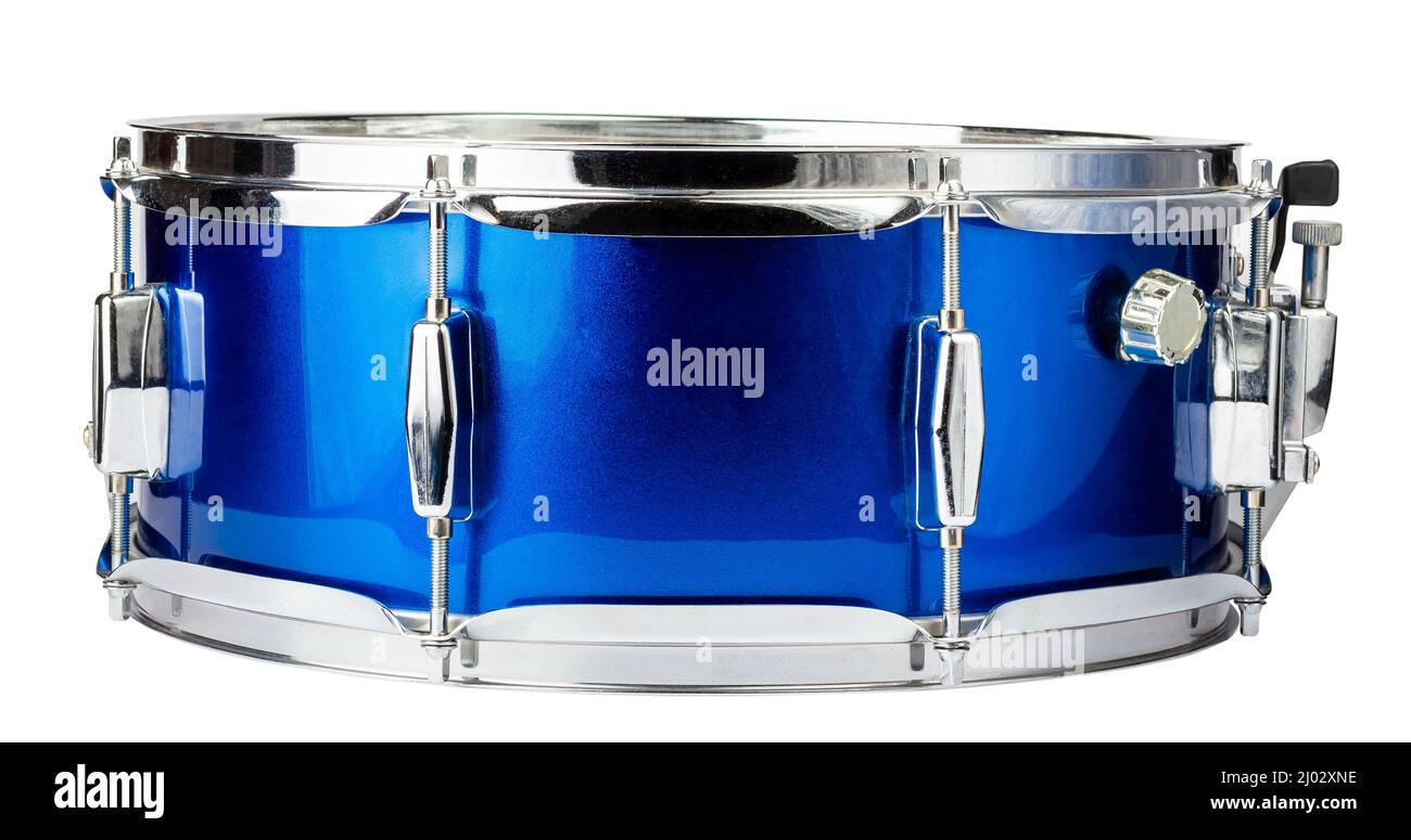 Small drum. Isolate on a white background Stock Photo - Alamy