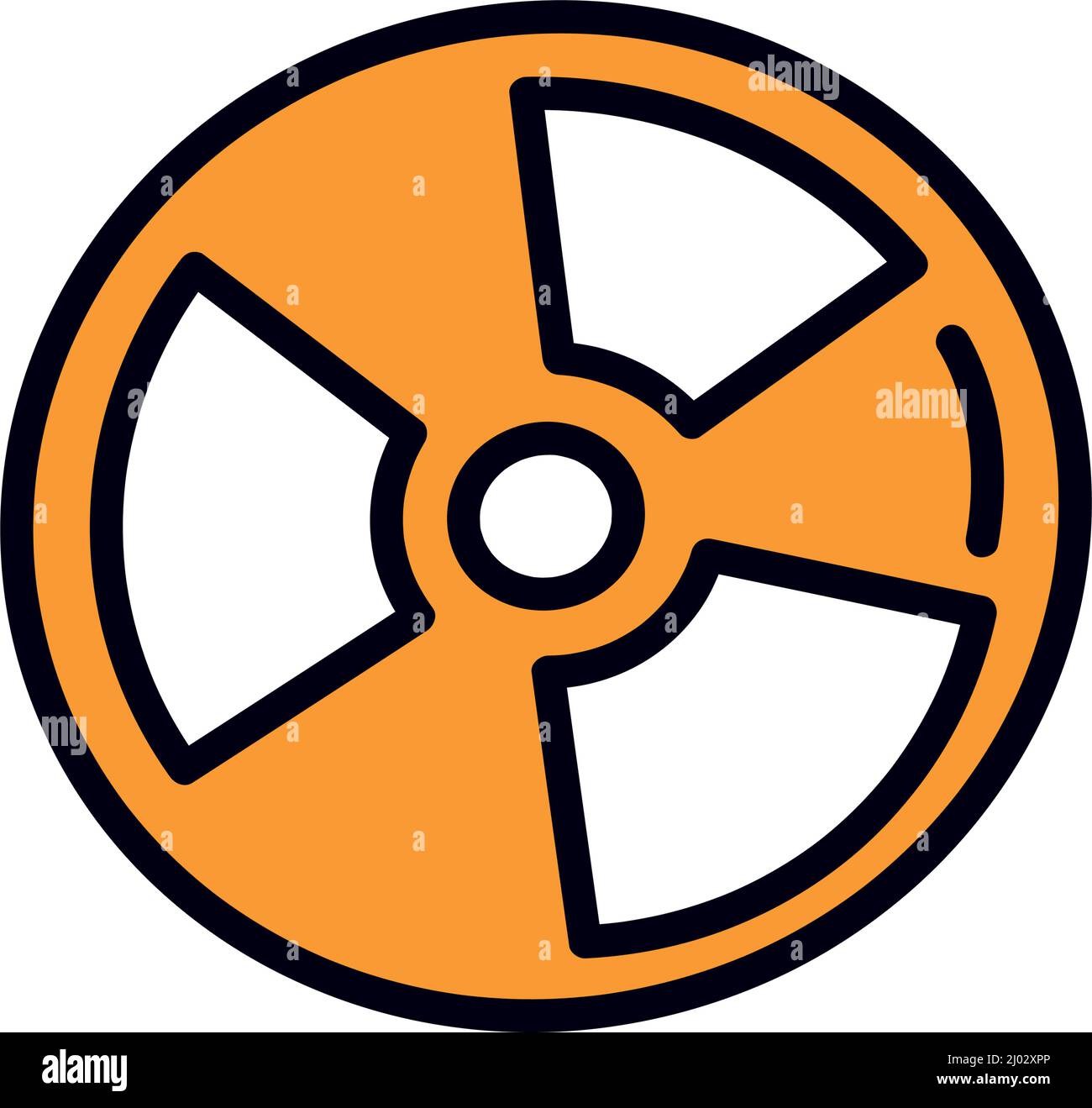 nuclear atomic symbol caution icon Stock Vector Image & Art - Alamy