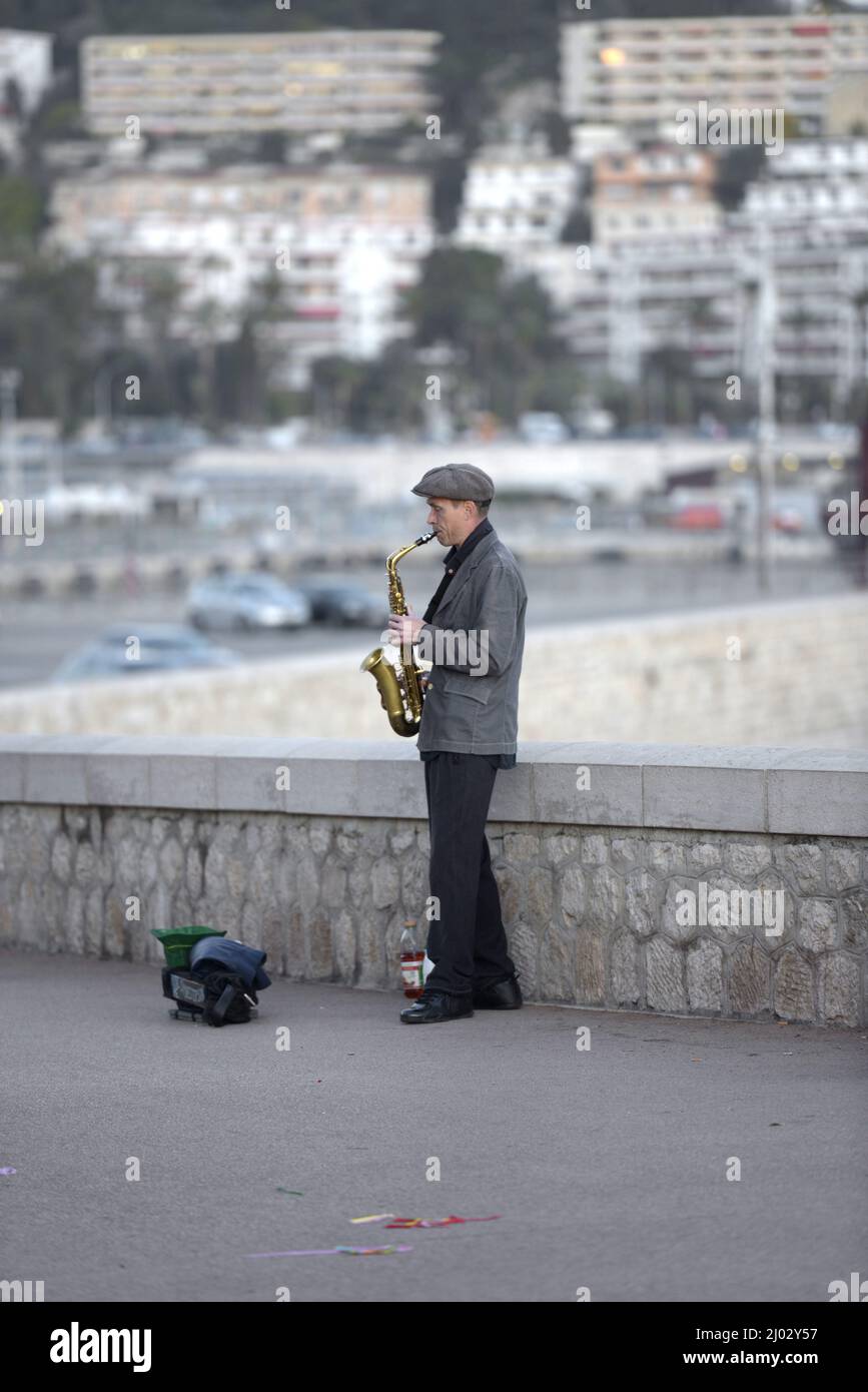 Daily Life at the Promenade des Anglais, Nice. FAMA © Fausto Marci ...
