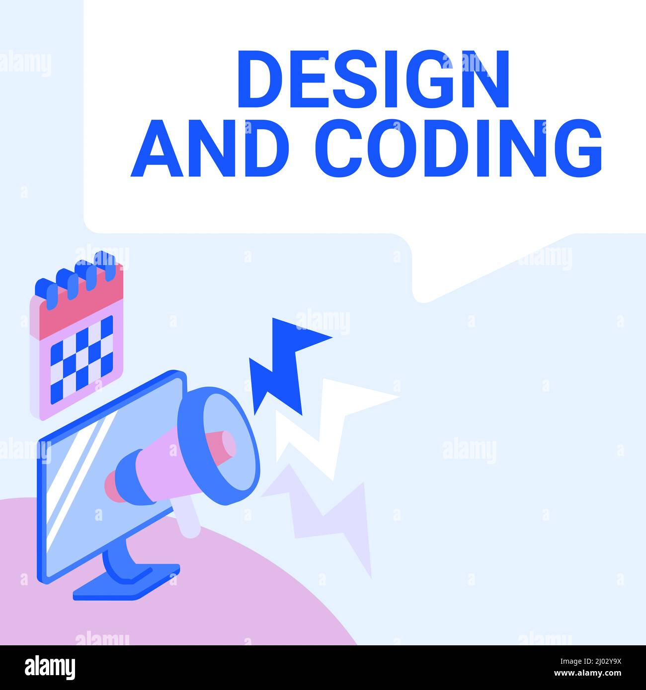 Sign Displaying Design And Coding Word Written On Tool That Can Be